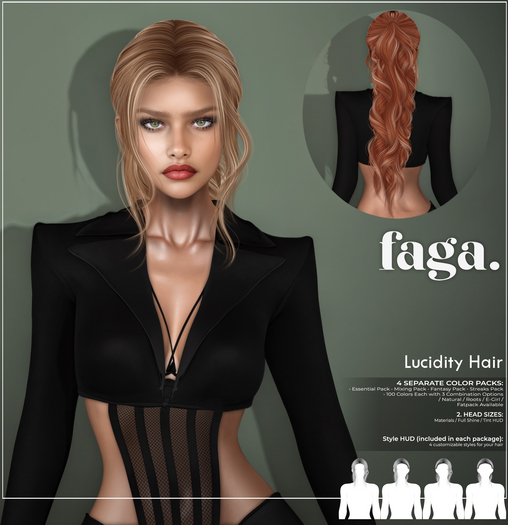 Second Life Marketplace - Faga. (HUD.Unpack) Lucidity / - Fantasy Pack